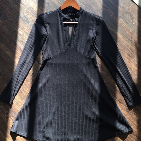 Kendall & Kylie | Dresses | Kendall And Kylie Low Neck Skater Dress ...